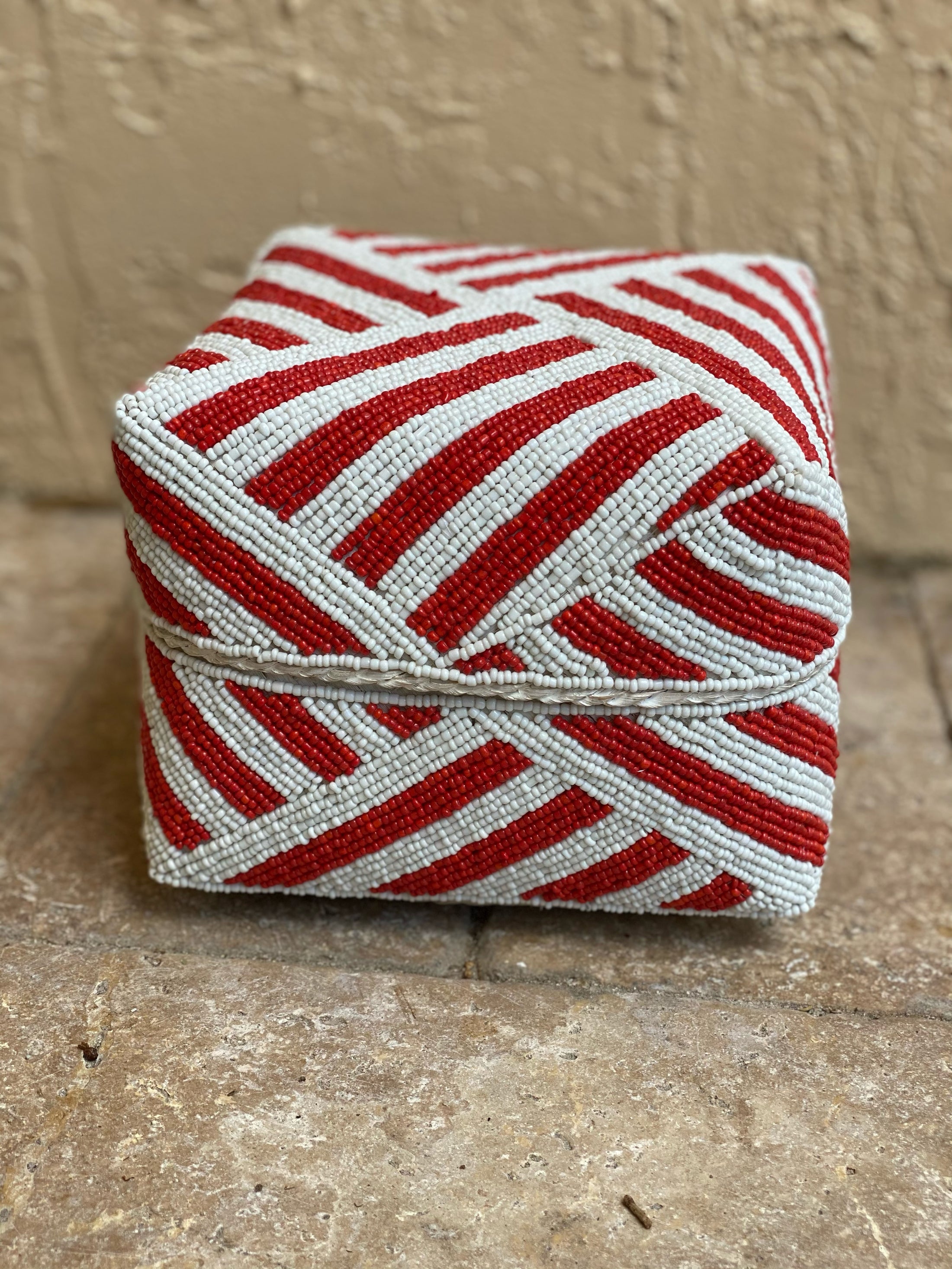 Hand Beaded and Hand Woven Traditional Storage/Decor Boxes (small and ...